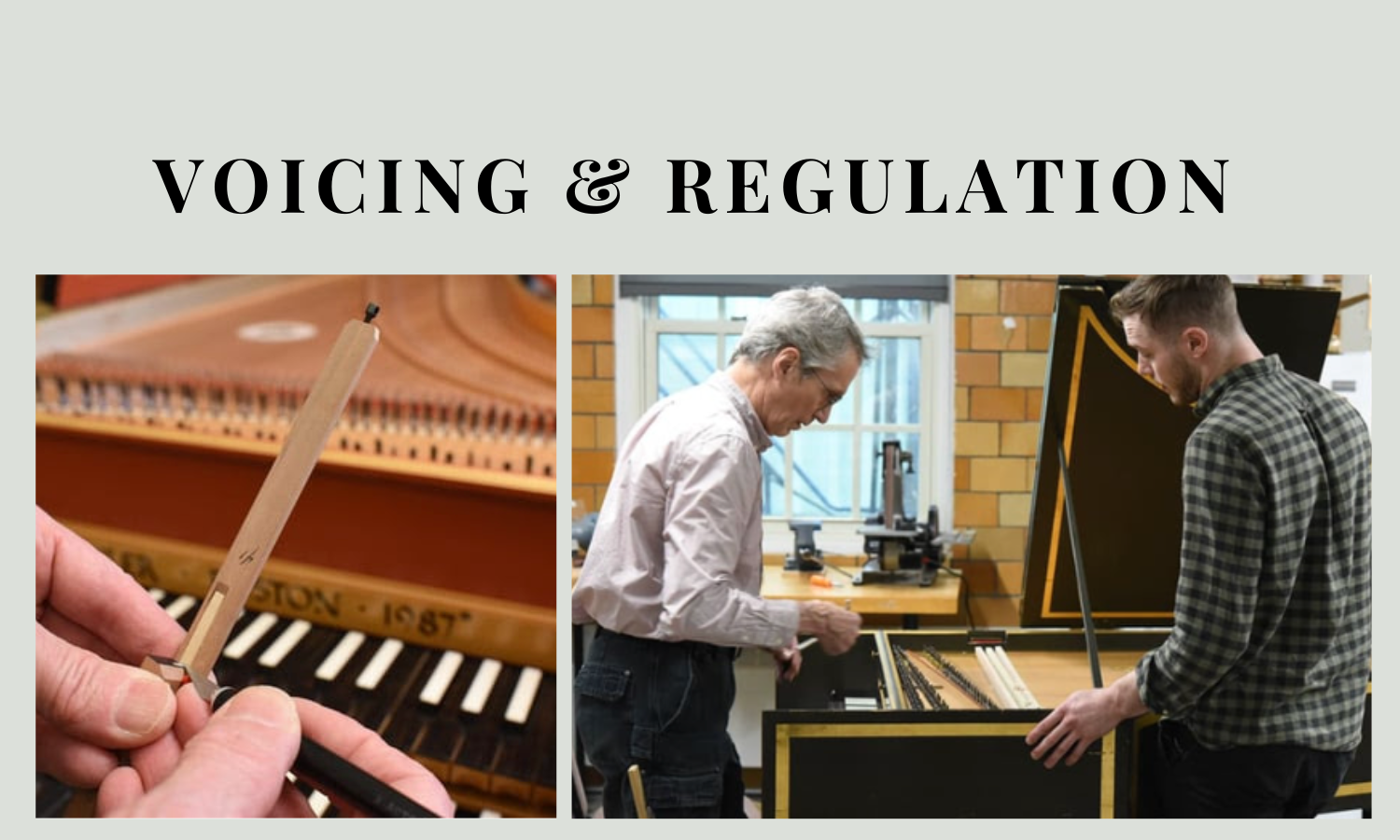 VOICING & REGULATION SUMMER CLASS WITH ALLAN WINKLER – Capriccio Baroque